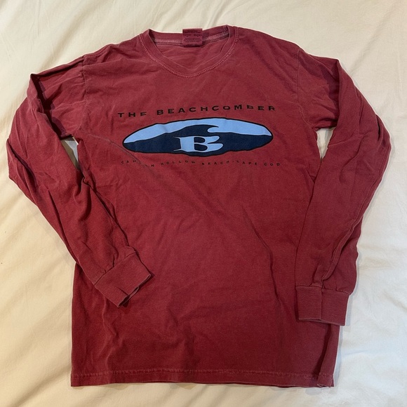 Tops | Beachcomber Long Sleeve Shirt Comfort Colors Nantucket Red ...